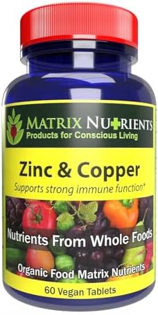 Amazon.com: Zinc with Copper + Whole Food Blend of 25 Vegetables and ...