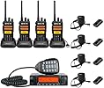 Amazon.com: Retevis RA87 GMRS Mobile Radio, 40W Mobile Transceiver Base ...