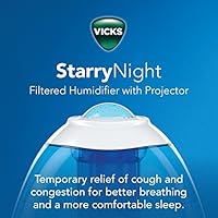 Amazon.com: Vicks Starry Night Filtered Cool Mist Humidifier, Medium to ...