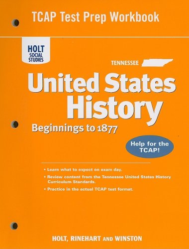 United States History Test Prep Workbook Gradse 6-9 Beginnings to 1877 ...