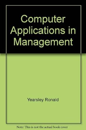 Buy Computer applications in management Book Online at Low Prices in ...