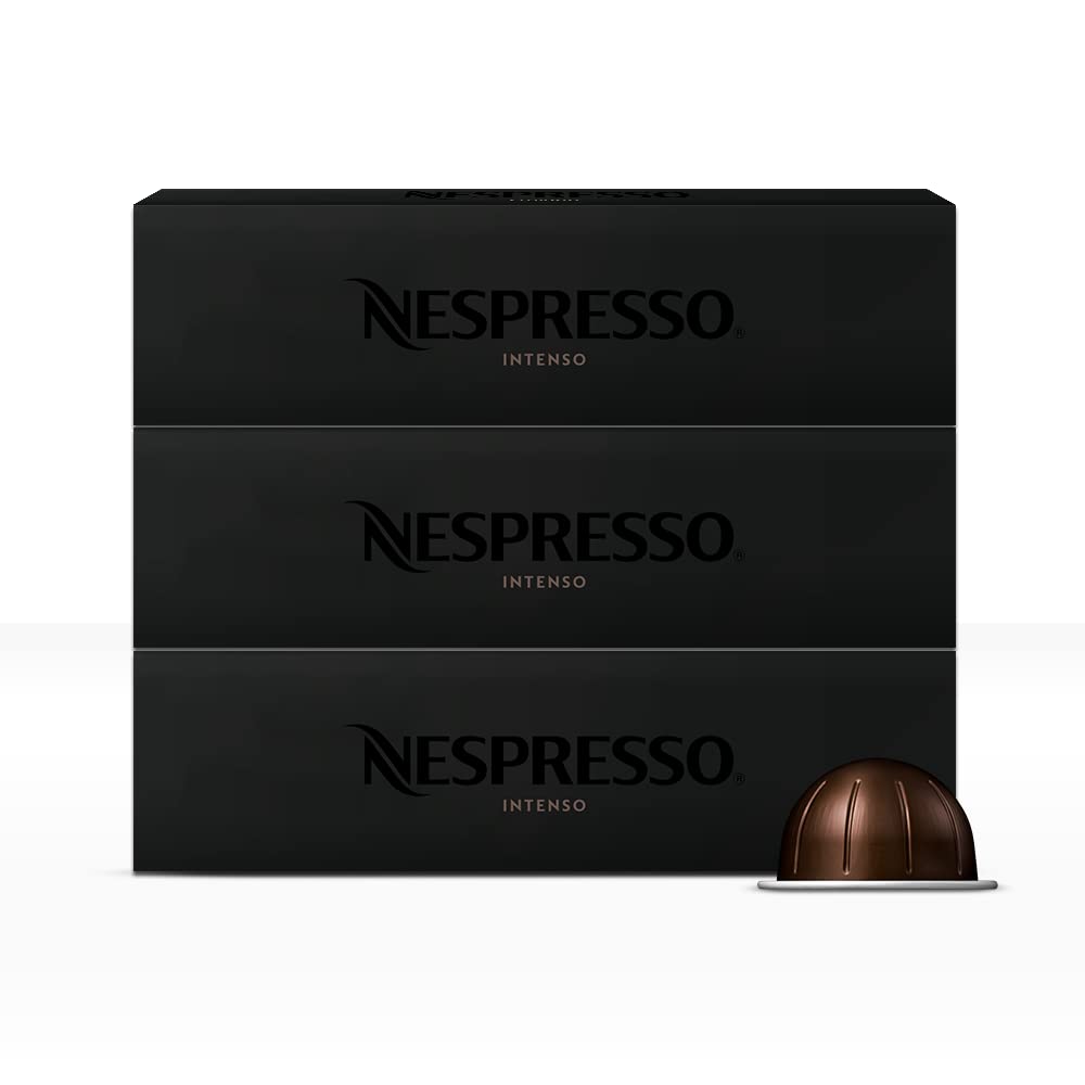 Nespresso, Café Intenso, Paquete De 30 cápsulas de Sistema Vertuo ...