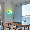 Sunset Sunrise Neon Sign Sun on The Sea Neon LED Light Sign for Wall ...