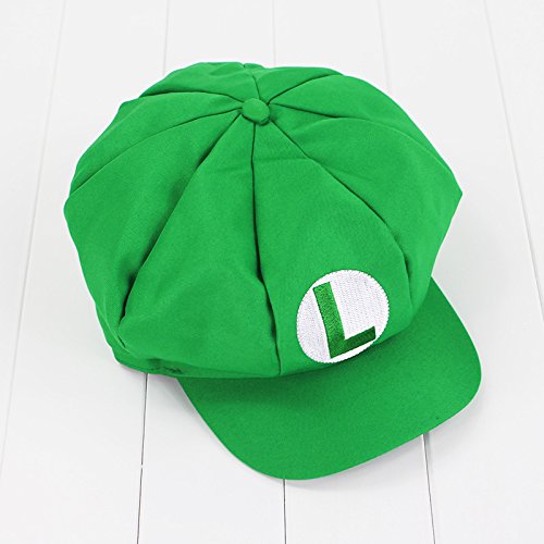 Buy Pi² Super Mario Bros Cotton Caps Mario Luigi Cosplay Green Online ...