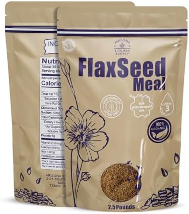 Amazon.com: 2.5 lb Ground Flaxseed - Non-GMO Certified– Product of the ...
