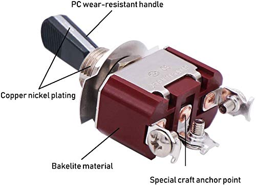 Snapklik.com : Twidec/Heavy Duty Rocker Toggle Switch 16A 250V SPDT 2 ...