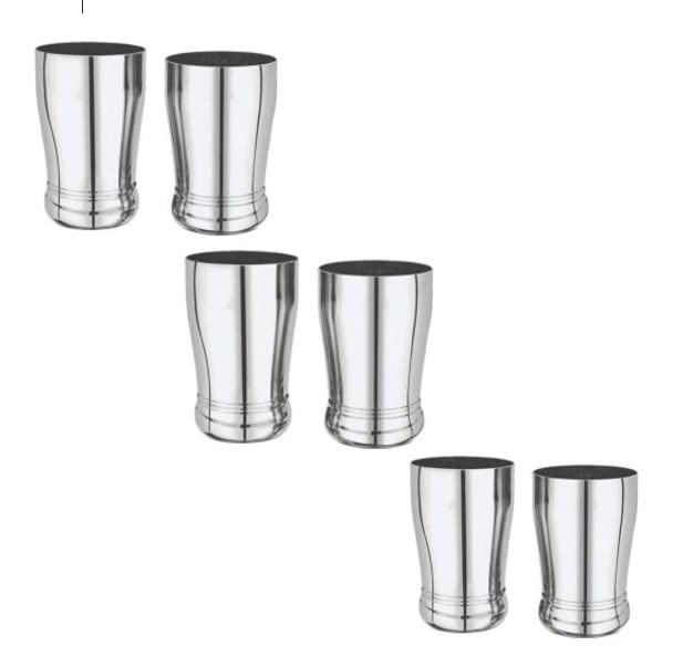 Buy Staybrite Stainless Steel Classic Silver World Cup Water & Juices ...