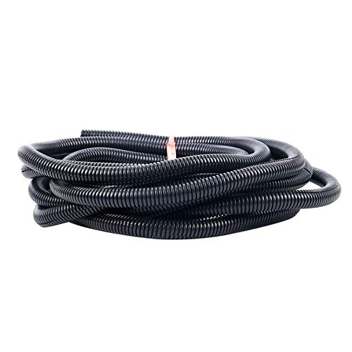 WHIZZO 2X(20 Ft 1/2 inch Split Wire Loom Conduit Polyethylene Tubing ...