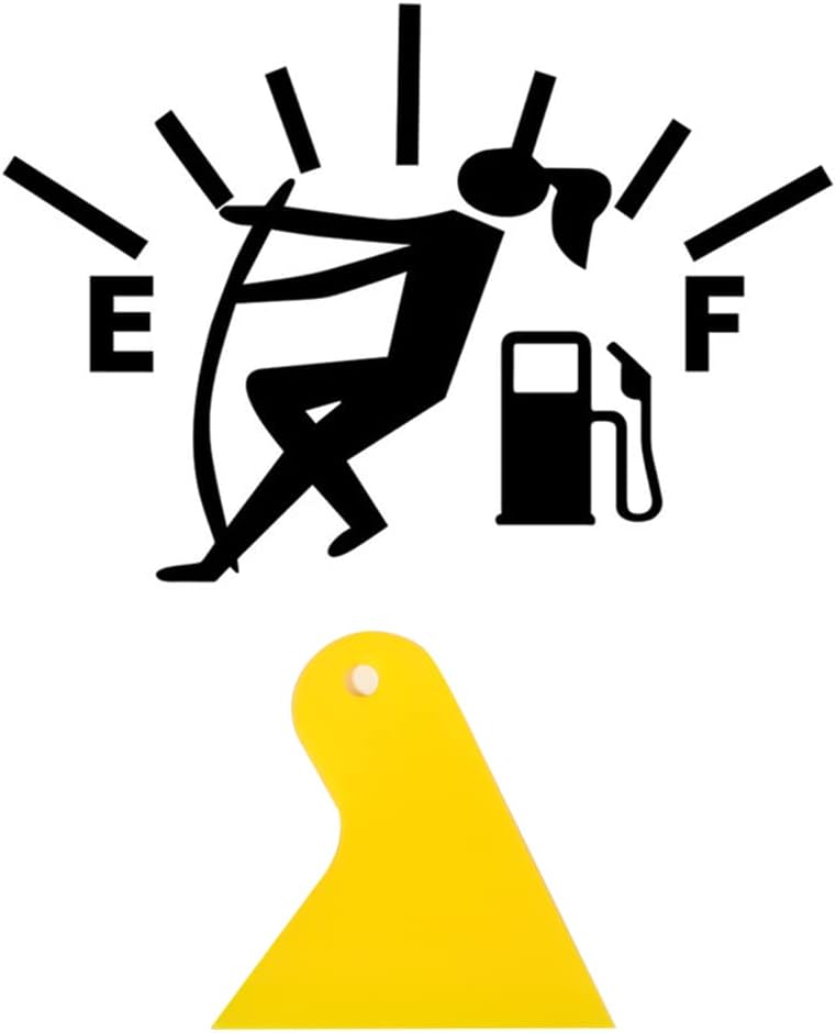 Amazon.com: WINOMO Funny Car Stickers High Gas Consumption Decal Fuel ...