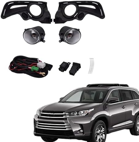 Amazon.com: WFLNHB Fog Lights Replacement for Toyota Highlander 2017 ...