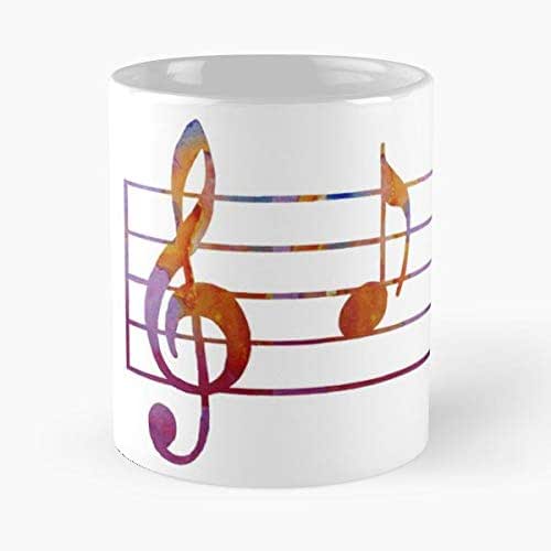 Amazon.com: Musical Note A Music Notes - Coffee Mug Tea Cup Gift 11oz ...