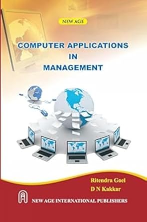 Computer Applications in Management: Goel, Ritendra: 9788122414837 ...