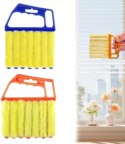 Venetian Blind Cleaner Tool - 2 Pcs Mini Duster for Wooden Blinds ...