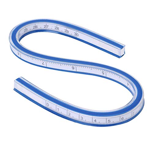 Market Yard 1Pc Flexible Curve Ruler Stretch Serpentine Ruler Plastic ...