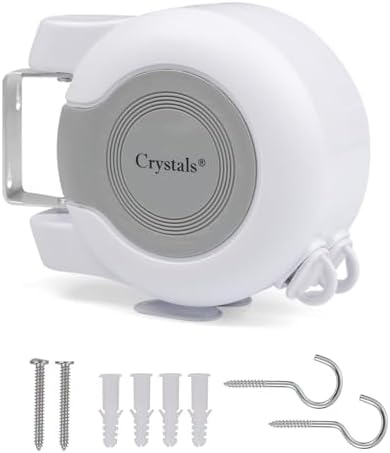 Retractable Washing Line, Washing Line Retractable, Wall-mounted Twin ...