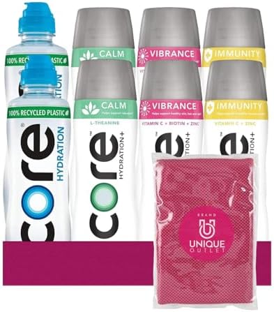 Amazon.com : CORE Hydration 8- Pack of Collection Enhanced Water with ...