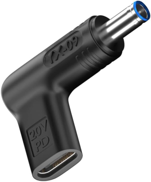 ABRALE USB C to Smart Tip Connector for HP Laptops 100w Power Supply PD ...