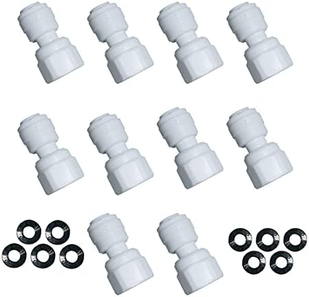 Amazon.com: Quick Connect Female Brass Adapter – 1/4” Quick Connect x 1/4” Female Threaded ...