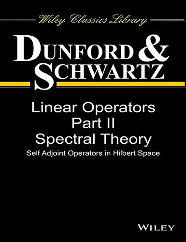 Linear Operators Part Ii Spectral Theory Self Adjoint Operators In