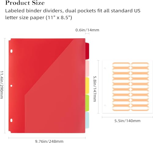 Snapklik.com : 3 Ring Binder Divider