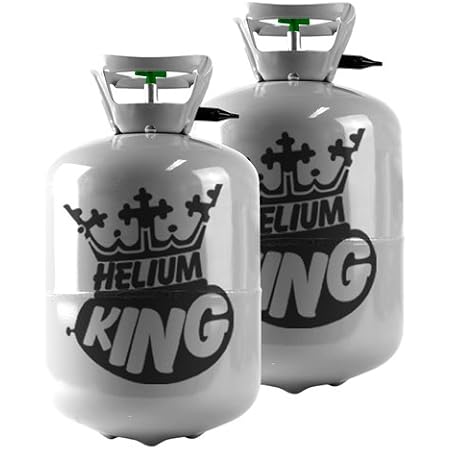 Helium King Helium Canister - 50 Balloon Helium Gas Cylinder : Amazon ...
