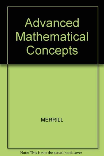 Advanced Mathematical Concepts: Lee E. Yunker: 9780675059206: Amazon ...