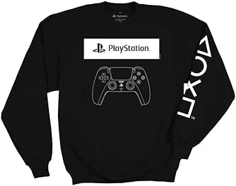 Amazon.com: Ripple Junction Sony PlayStation Men's Pullover Sweatshirt ...