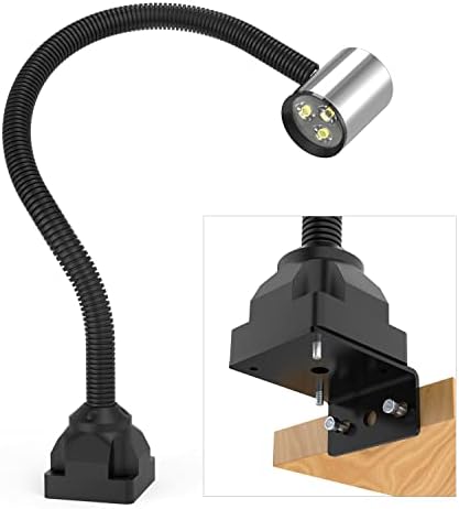 LED Work Light, 20in Flexible Gooseneck Lamp with 35LEDs, 1200 Lumen ...