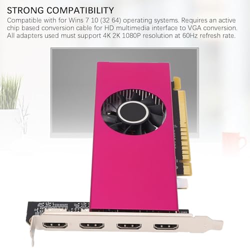 GT730 2G Multiple Displays Graphics Card, GDDR3 64bit 1600MHz 4HDMI ...