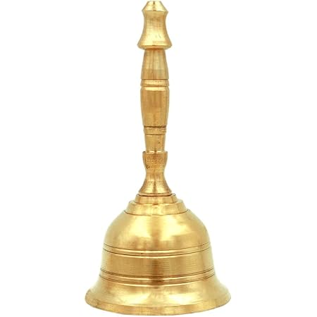 R&R Spirituals | Automatic Pooja small Temple Bell with stand ...