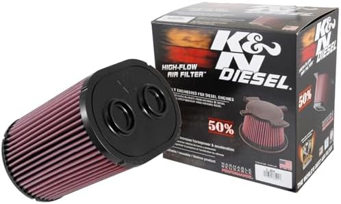K&N Engine Air Filter: Increase Power & Towing, Washable, Premium ...