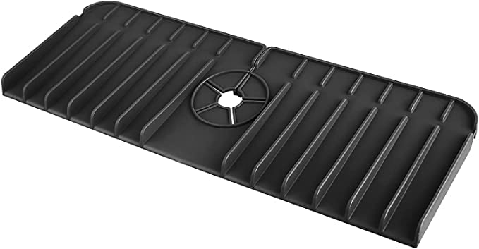 Sink Faucet Splash Catcher Silicone Pad Kitchen Sink Splash Guard ...