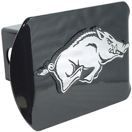 Amazon.com: University of Arkansas Razorbacks"Bright Polished Chrome ...