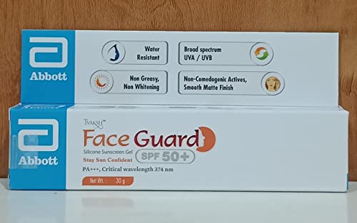 Abbott Face Guard SPF 50+ Silicone Sunscreen gel 30gm - Price History