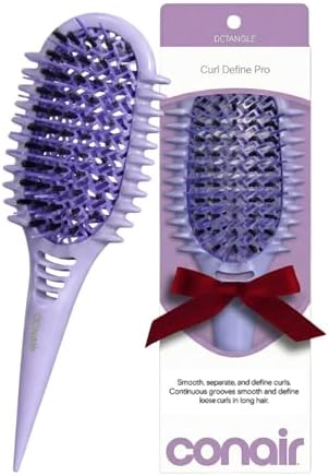 Amazon.com : Conair Curl Define Pro Detangler Brush for Curly Hair ...