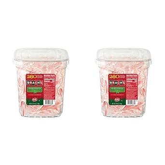 Amazon.com : Brach's Mini Candy Canes Tub, 260 Count (Pack of 2 ...