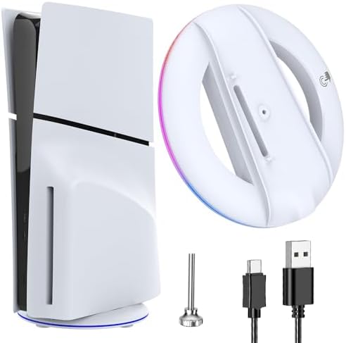 IXYHKB Vertical Stand for PS5 Slim Console, Base Stand for PS5 Slim ...