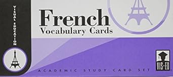 French Vocabulary Cards: Academic Study Card Set: Vis-Ed (Visual ...