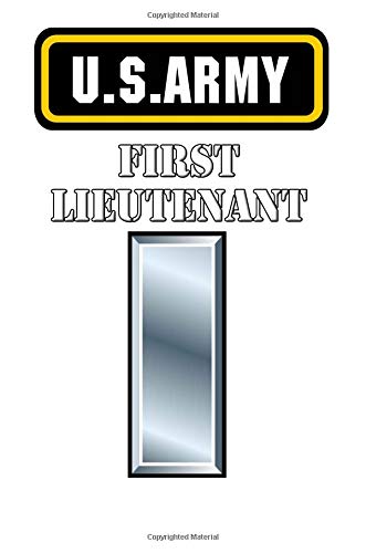 U.S. Army - First Lieutenant: Rank Insignia - Composition Notebook ...
