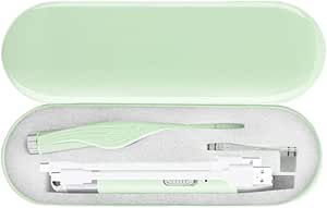 Amazon.co.jp: mitas USB充電式 グリーン 光る耳かき LED ライト 付き ピンセット USB 充電式 みみかき 耳かき 照明付き 耳掃除 介護耳かき 耳掻き 便利グッズ ...