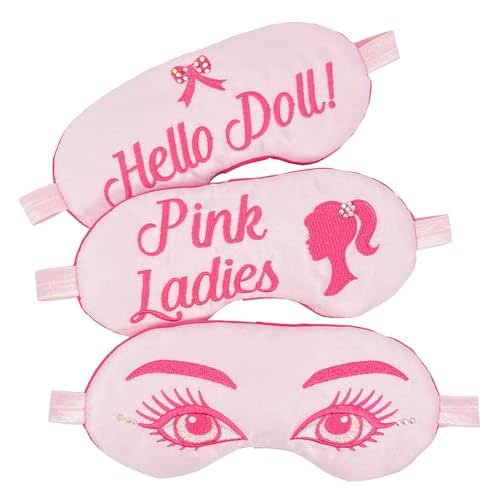 Amazon.com: BarbieDreams Eye Masks. Birthday Gift. Embroidered Sleeping ...