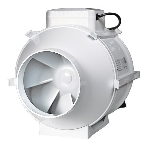 Maxx 125 5" In-Line Exhaust Fan - 252 CFM (H), 2150 RPM (H), 115V ...