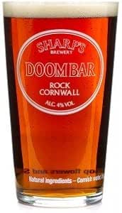 Sharps Doombar Pint Glass CE 20OZ / 568ML : Amazon.co.uk: Home & Kitchen