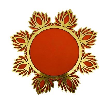 Buy Nutts Diwali Rangoli Decoration for Home Lotus Flower Rangoli mats ...