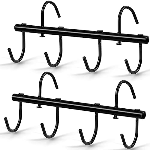 Amazon.com: Dunzy 2 Pcs Black Tack Rack with Swivel Hooks, Hanging ...