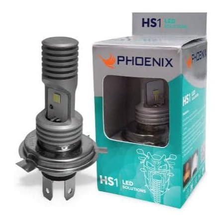 PHOENIX HS1 COOL WHITE LED BULB 12V/10W FOR BIKE/SCOOTY/ACTIVA : Amazon ...