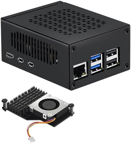 Amazon.com: KKSB Case for Raspberry Pi 5 with Space for Hats, Add-on ...