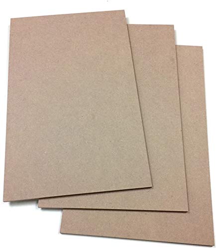 AmericanElm Pack of 3 MDF Boards for Art and Craft 5.5 mm Thick Craft ...