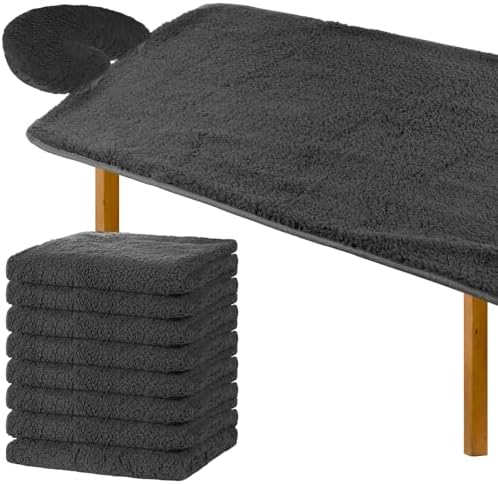 Amazon.com : Mixweer 8 Pcs Fleece Massage Table Pad Set Fleece Massage ...