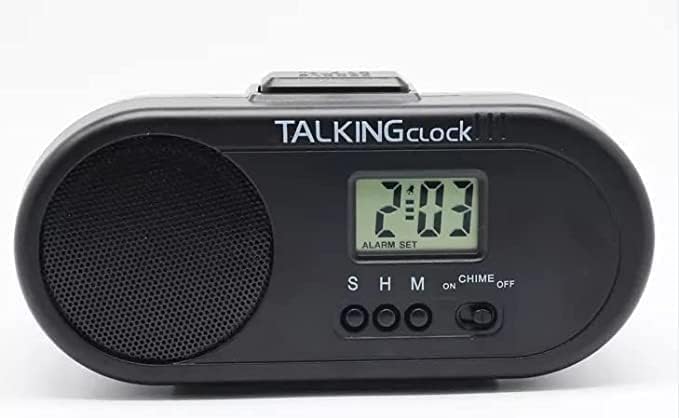 LCD Talking Clock,Display and Speaks The Day Hour annoucement Pill ...